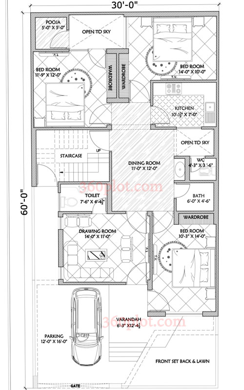 Create Best Map for 50 Gaj Plot Online - Floor plan | Ghar ka naksha at ...